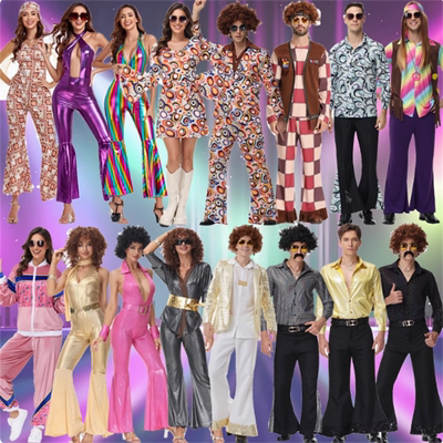 复古嬉皮摇滚歌手表演服