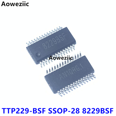 TTP229-BSF 丝印8229BSF SSOP-28 16键电容式触摸按键感应芯片IC