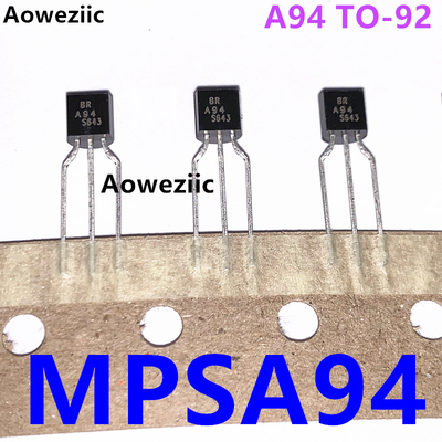 10个 MPSA94 BR A94 TO-92 PNP 400V 300mA 三极管(BJT) 全新原装