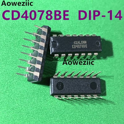 CD4078BE 直插 DIP-14 CD4078 CMOS 8 输入或非/或门逻辑IC 进口