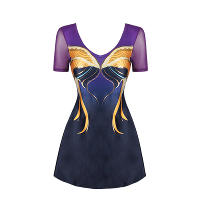 凯迪龙游泳衣女性感连体温泉泳衣无钢托聚拢裙式保守遮肚显瘦泳装