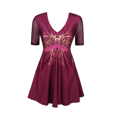 女性聚拢温泉游泳衣凯迪龙裙式