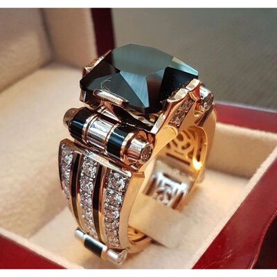 Vintage Jewelry Rings for Men Gothic Stainless Steel Ring