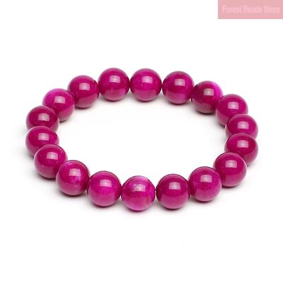 Natural Purplish Red Chalcedony Jasper Bracelet Men Charms