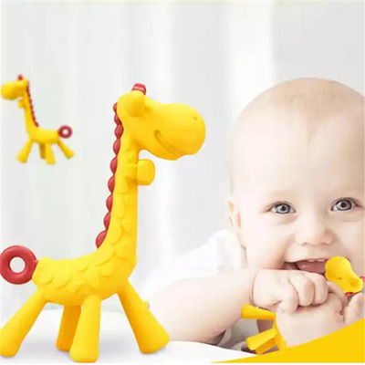 New Baby Teether Cartoon Teething Nursing BPA Free Soft