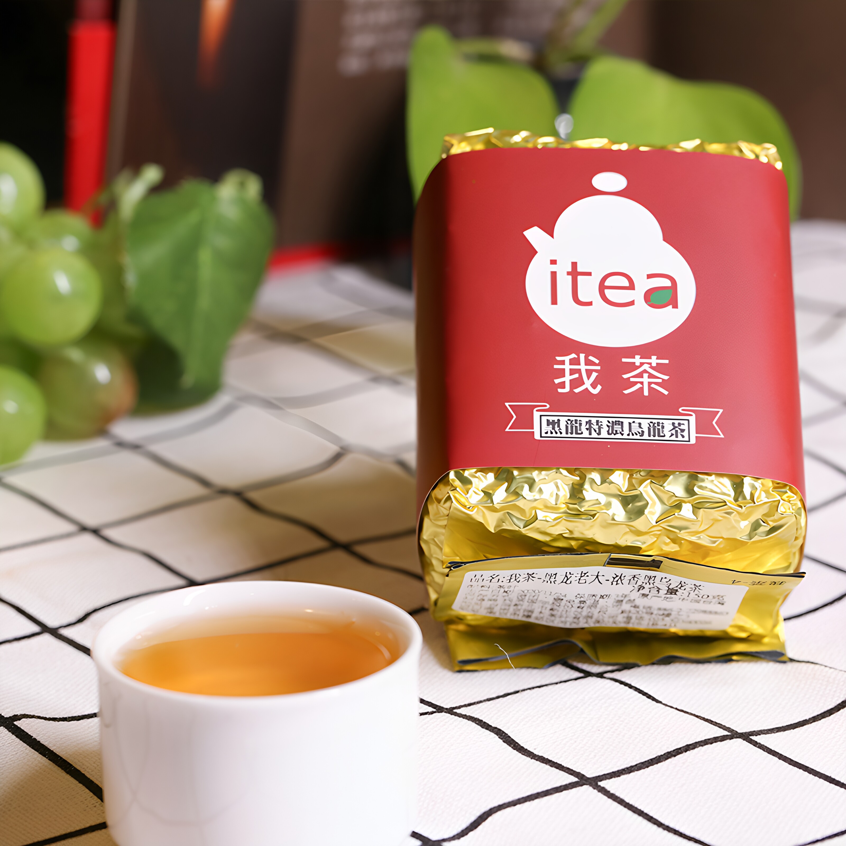 我茶iTea黑乌龙茶150g简装炭焙浓醇正宗台湾高山乌龙茶冷泡春茶