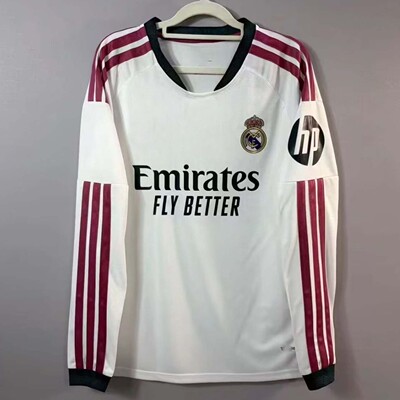 26/27 Real Madrid  home long Soccer Jersey Football T-Shirts