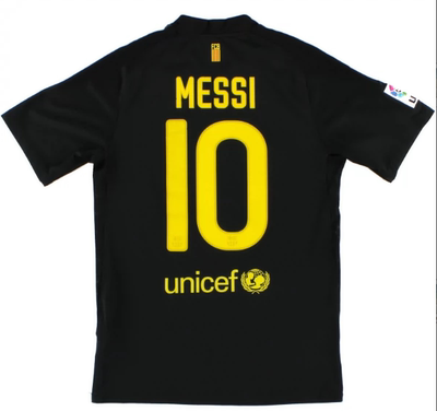 Retro Barcelona Away 11 12 A.INIESTA MESSI Classic Jersey