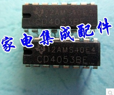 买1份发4个 全新原装 CD4053BE CD4053BCN 三组二路模拟开关