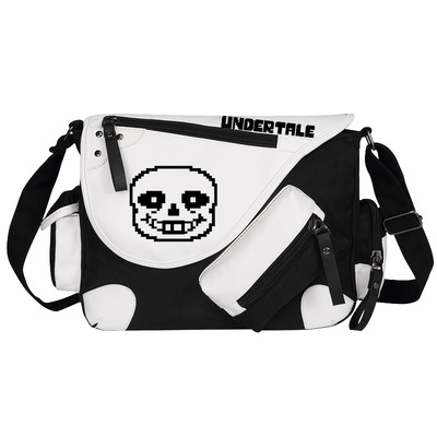 Sans背包 UNDERTALE周边斜挎包 传说之下 动漫单肩二次元学生书包