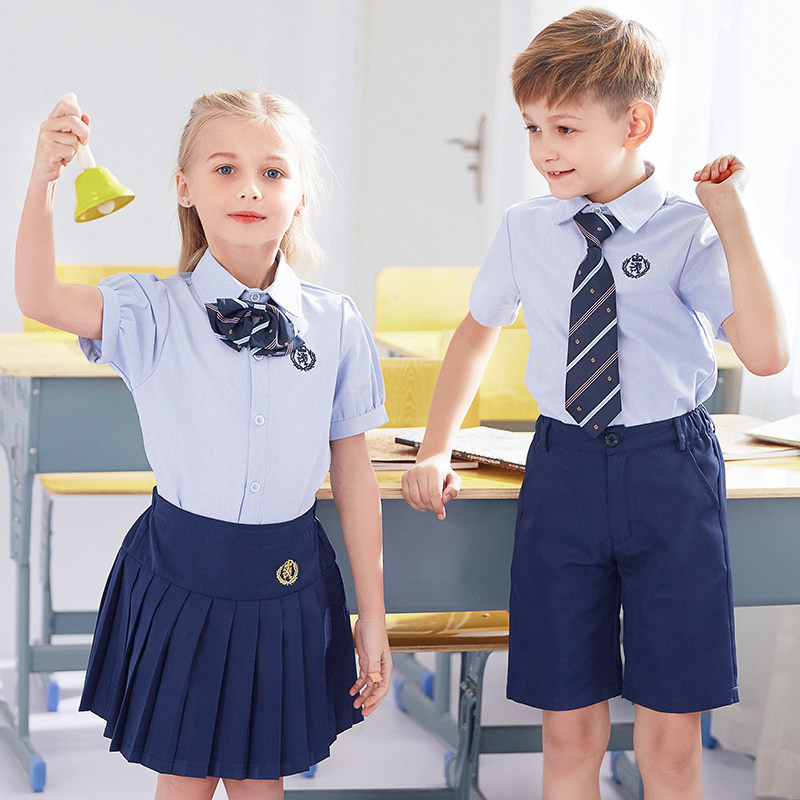 学生合唱服夏季表演出服幼儿园园服演出服班服校服套装