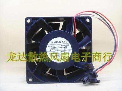 全新NMB 3115RL-05W-B66 ACS880 施耐德变频器原装头风扇24v 0.5a