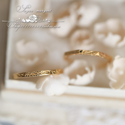 戒指925纯银复古情侣男女