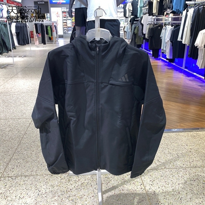 Adidas阿迪达斯男加绒连帽外套
