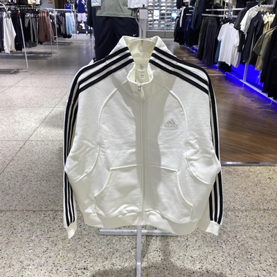 阿迪达斯女士立领夹克