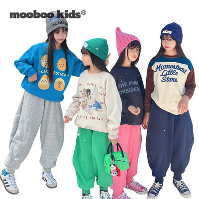 MoobooKids_好穿的加绒卫衣系列儿童冬季男童女童红色卫衣