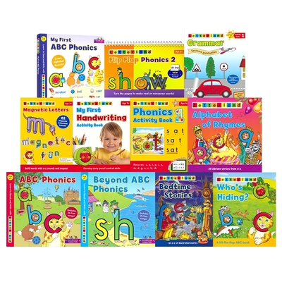 Letterland Alphabet Phonics 字母乐园幼儿启蒙教辅 自然拼读 ABC 幼儿英语早教 字母书写 睡前故事 翻翻书 3-6岁 英文原版进口