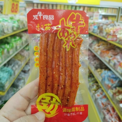 顶牛食品素牛筋调味面制品辣条
