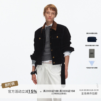 ECHOADE短款牛仔夹克外套