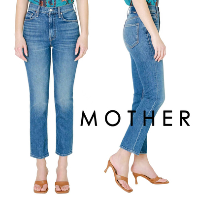 代购美国牛仔裤直筒九分裤小个子