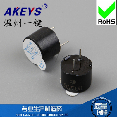 TMB12A05 12A03 12A12一体电子有源蜂鸣器 3V5V12V连续声12*9.5mm