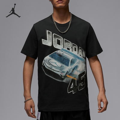 Nike/耐克正品JORDAN男士简约日常宽松图案经典短袖IB7352-045
