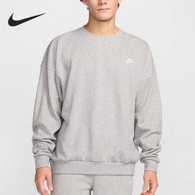 耐克男士宽松休闲运动圆领卫衣