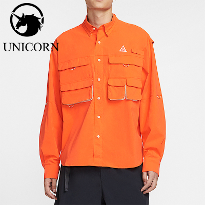 Nike/耐克正品Dri-FIT男士运动轻盈透气翻领工装衬衫HJ2466-819