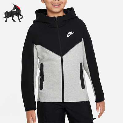 耐克大童连帽夹克外套春秋冬连帽