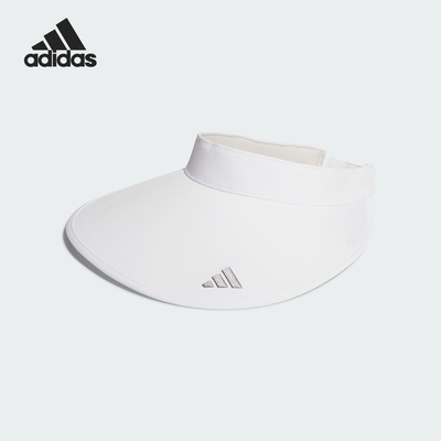 Adidas/阿迪达斯正品WIDE BRIM VISOR女士运动遮阳空顶帽JE2503