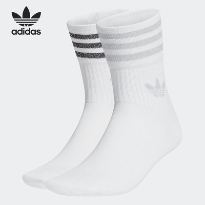 adidas女子两双装gn3070休闲袜