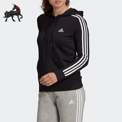 阿迪达斯女子连帽夹克外套