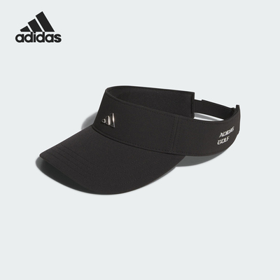 Adidas/阿迪达斯正品METAL VISOR男女运动经典遮阳空顶帽JY1596