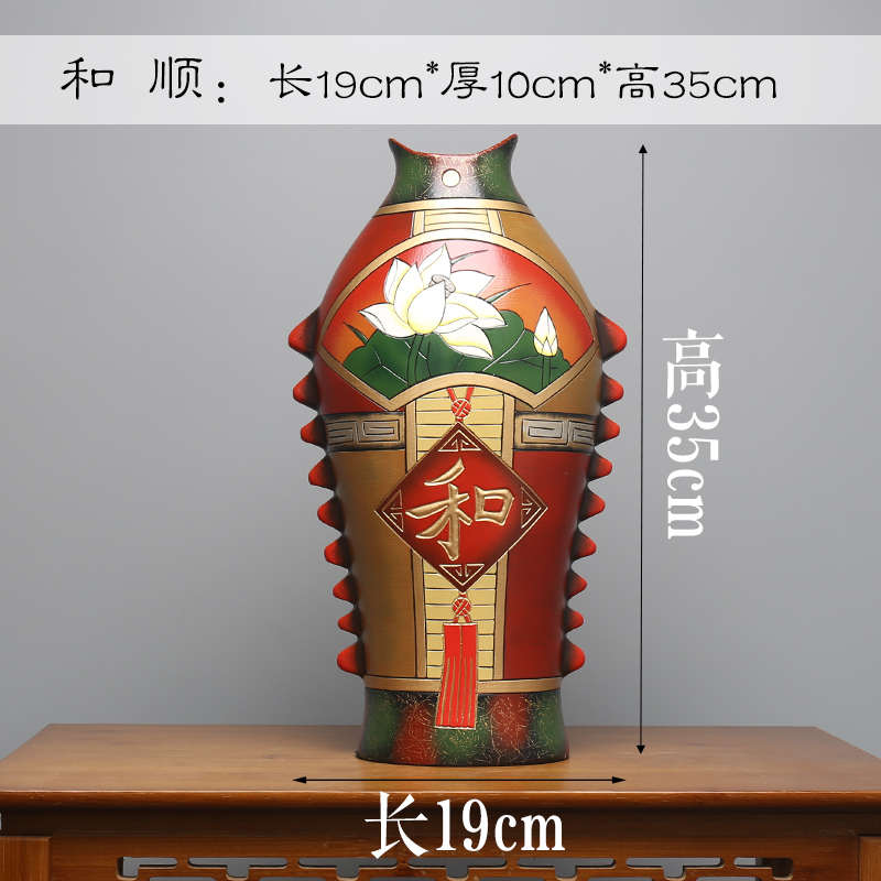 中式创意客厅家居玄关博古架饰品酒柜陶瓷摆设陶艺摆件手工工艺品