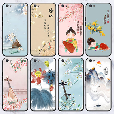 防摔软硅胶耐脏oppo复古风保护套