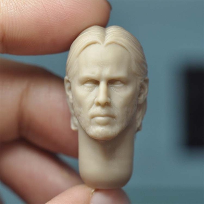 1/12 6寸 Mezco shf mafex 基努里维斯 疾速追杀 杀神头雕 白膜