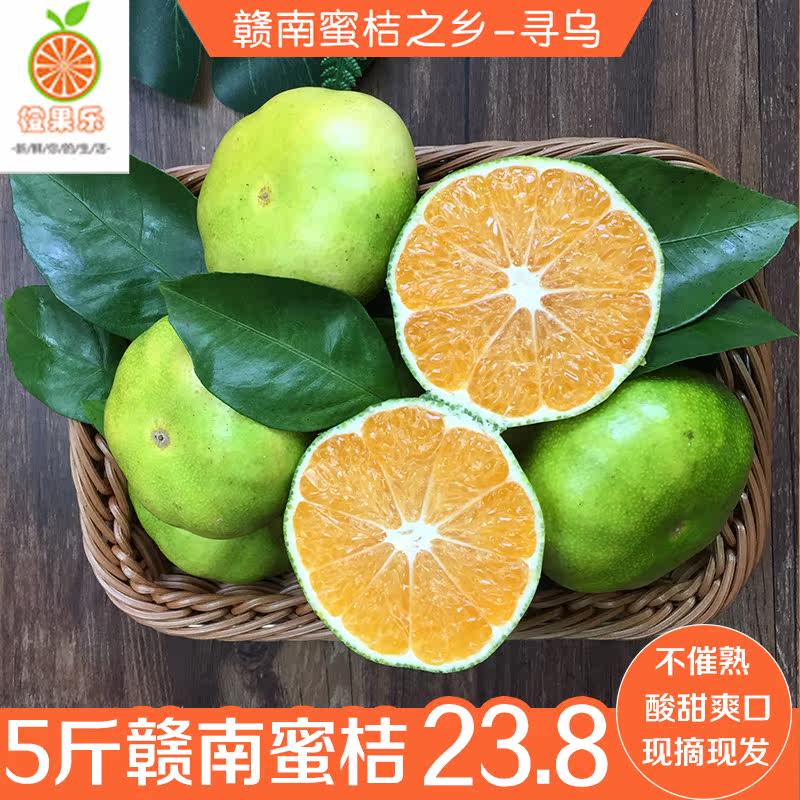 江西寻乌青皮蜜桔赣南桔子无籽薄皮橘子当季新鲜孕妇水果整箱
