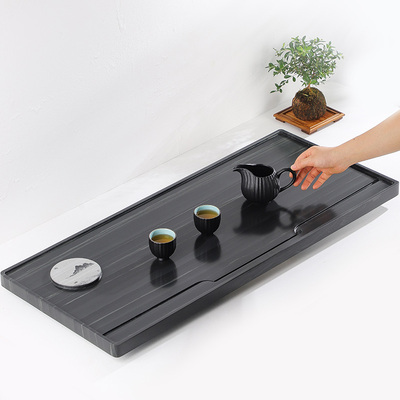 茶盘乌金整块家用石头现代