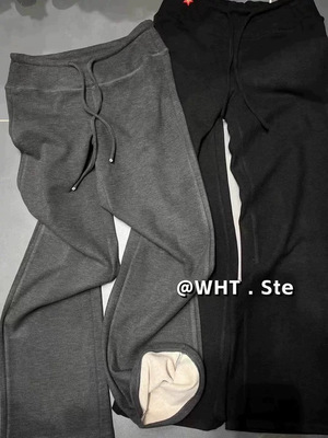 tabu她步正品新款软糯直筒裤黑色休闲裤百搭高腰辣妹长裤子66601