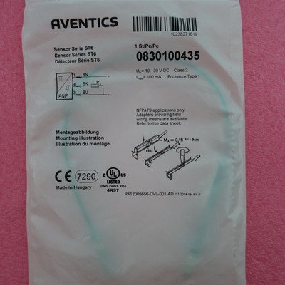 全新原装AVENTICS(力士乐) 0830100435 现货