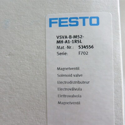 全新原装正品FESTO VSVA-B-M52-MH-A1-1R5L 534556 现货