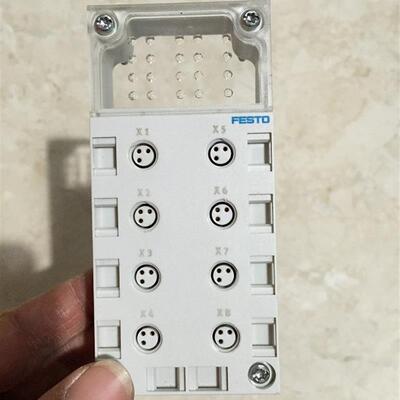 CPX-AB-8-M8-3POL 195706  FESTO 成色好 原装现货