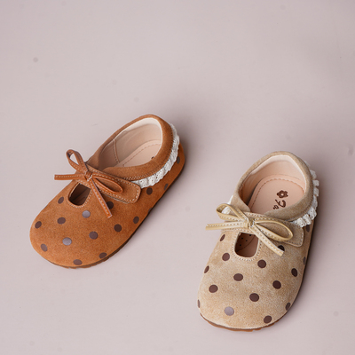 巴托童鞋 26春季新品软底防滑休闲儿童潮鞋公主鞋豆豆鞋BY8112