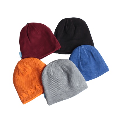 妞妞家秋冬款外贸莼元内抓绒男女同款毛织保暖情侣帽子7361