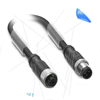 议价传感器/执行器电缆 - SAC-4P-M12MS/ 3,0-150/M12FS 1546657