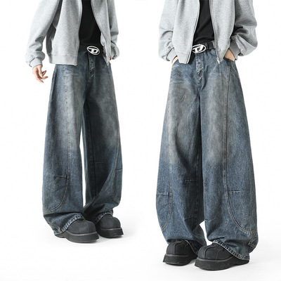 智快鱼潮流前线男装官方旗舰店增致杰氏一族小魔怪btboy牛仔裤男A