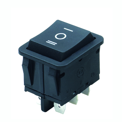 【中讯】船型开关翘板电源开关KCD4-203RN双边复位常开常闭修理电