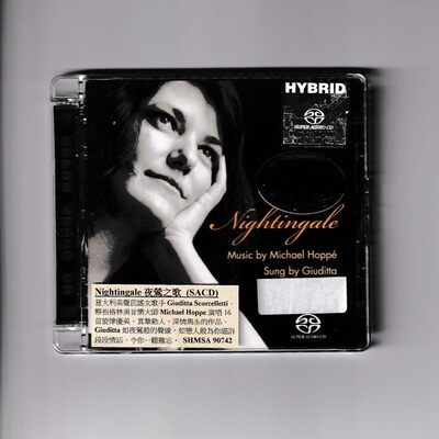原装进口 朱迪塔 斯科切利蒂 夜莺之歌 Nightingale 德版SACD唱片
