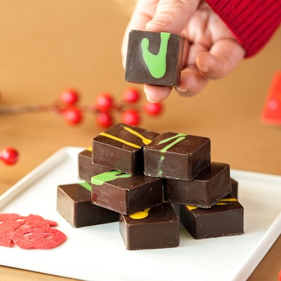 许氏醇品 手工夹心巧克力开心果仁榛子仁坚果糖果休闲健康小零食