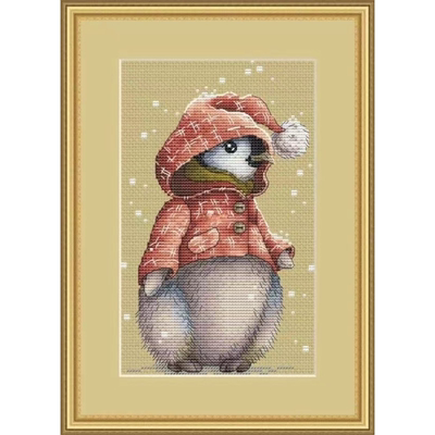 【CC116-雪中毛衣小动物-企鹅】十字绣2024新款手工客厅书房